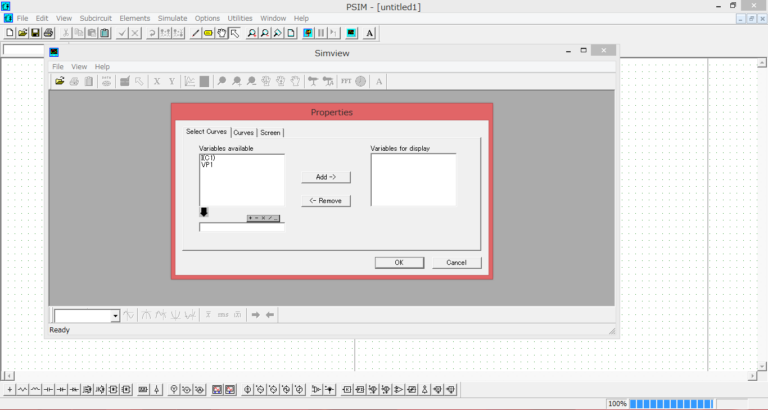 PSIMの使い方-SimView編①- | FIRST STEP